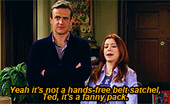 GIF fanny pack himym 823 - animated GIF on GIFER