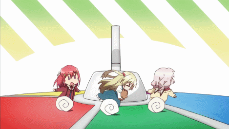 GIF anime running battle - animated GIF on GIFER