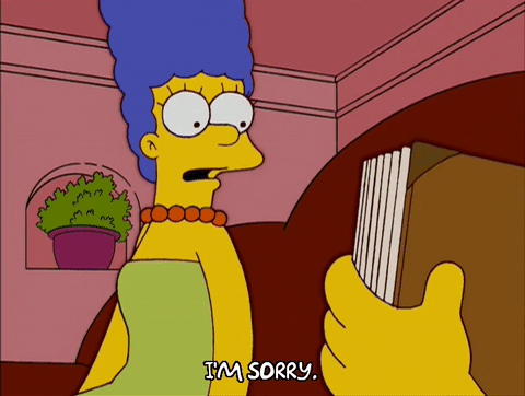 GIF marge simpson episode 20 upset - animated GIF on GIFER