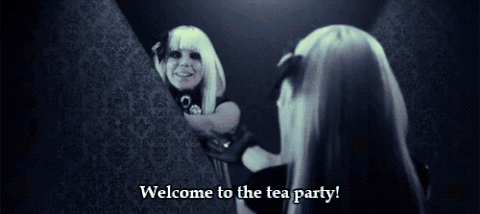 GIF tea party - animated GIF on GIFER - by Fegor