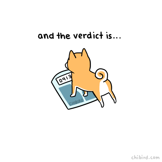 Chibird doggo scale GIF - Find on GIFER