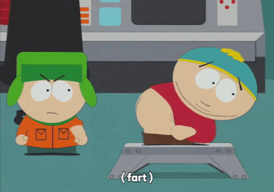 Eric cartman farting kyle broflovski GIF - Find on GIFER