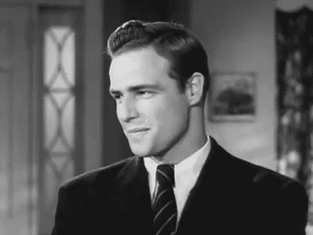 Marlon brando maudit screen test GIF - Find on GIFER