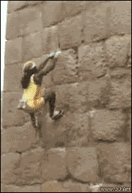 Climber wall flip GIF - Find on GIFER