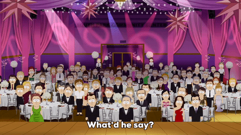 Crowd speaking spotlights GIF - Find on GIFER