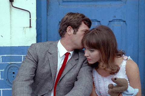 GIF pierrot le fou - animated GIF on GIFER