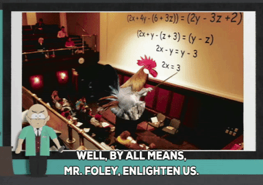 Chicken math rooster GIF - Find on GIFER