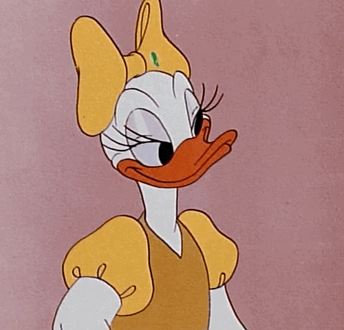Vintage disney daisy duck GIF on GIFER - by Sinbringer