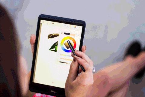 Tablet GIF - Find on GIFER