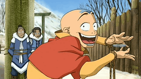 GIF avatar aang made by me - animated GIF on GIFER