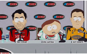 Nascar daily cartman GIF - Find on GIFER