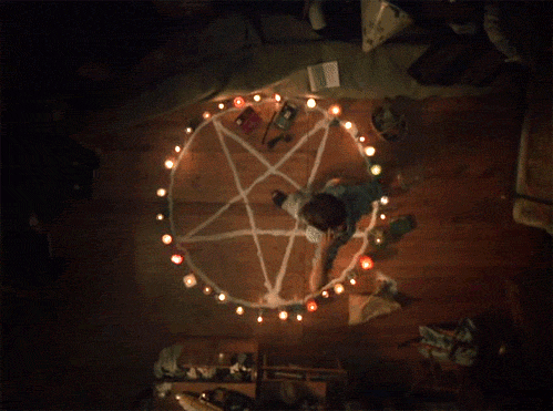 GIF 666 possessed 976 evil - animated GIF on GIFER
