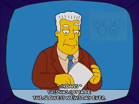 Season 14 episode 7 kent brockman GIF - Find on GIFER