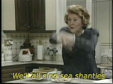 Keeping up appearances 90s vhs GIF - Find on GIFER