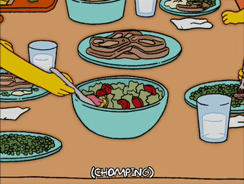 GIF eating homer simpson bart simpson - animated GIF on GIFER