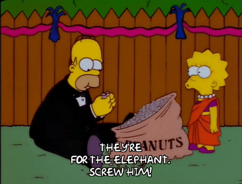 GIF homer simpson lisa simpson season 9 - animated GIF on GIFER