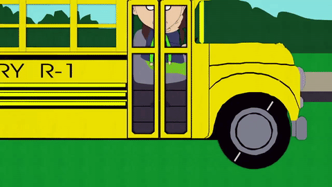 GIF butters stotch bus token black - animated GIF on GIFER