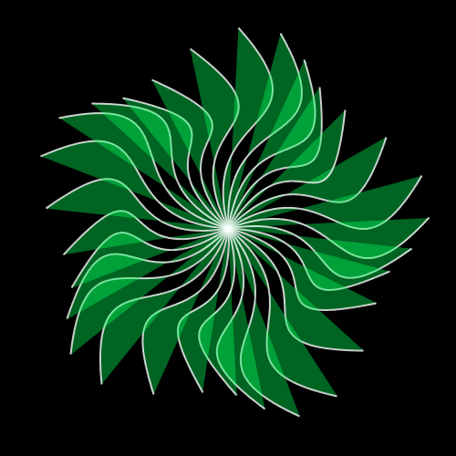 GIF loop bezier p5art - animated GIF on GIFER