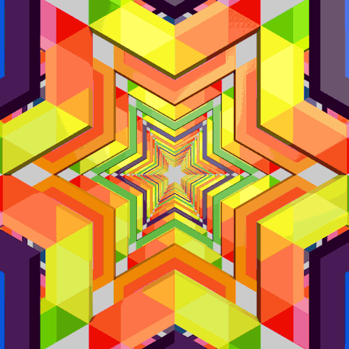 Star color hexagons GIF - Find on GIFER