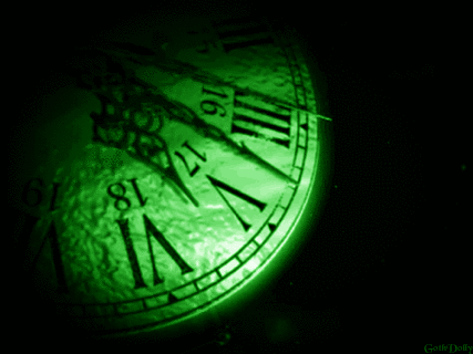 Green clock halloween GIF - Find on GIFER
