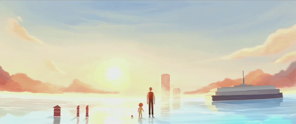 GIF cinémagraphe film temps - GIF animé sur GIFER