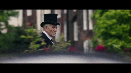 Sherlock holmes ian mckellen 221b baker street GIF - Find on GIFER
