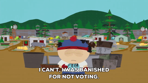 GIF stan marsh talking outdoors - animated GIF on GIFER