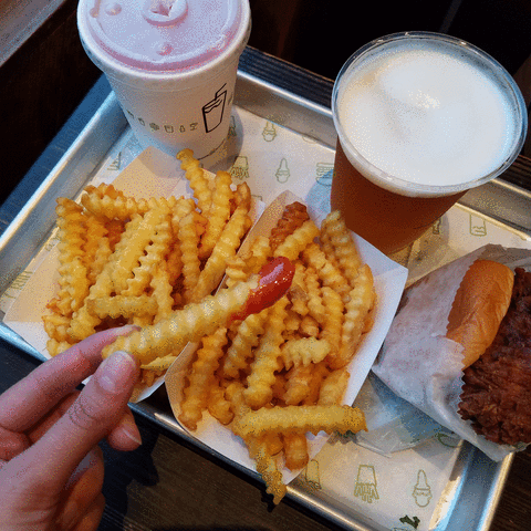 GIF hungry fries food - animated GIF on GIFER