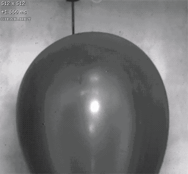 Balloon underwater bursting GIF - Find on GIFER