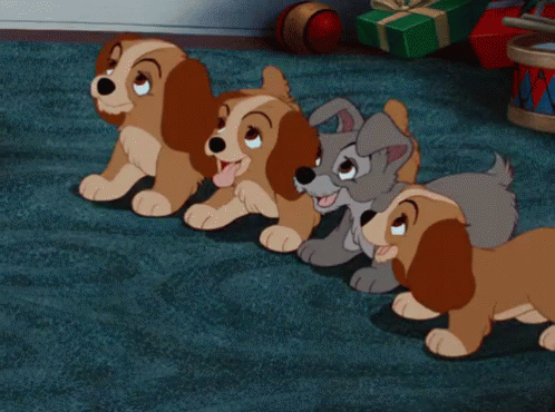 GIF lady tramp ladyandthetramp - animated GIF on GIFER