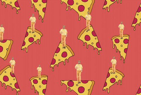 Dancing oh yeah pizza party GIF - Find on GIFER