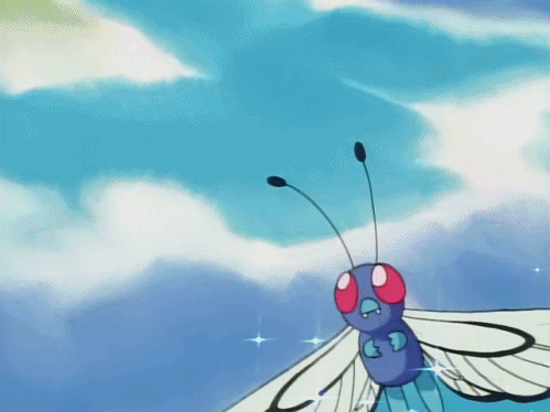 Butterfree anime GIF - Find on GIFER