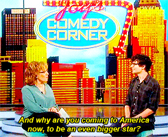 GIF the view joy behar simon amstell - animated GIF on GIFER