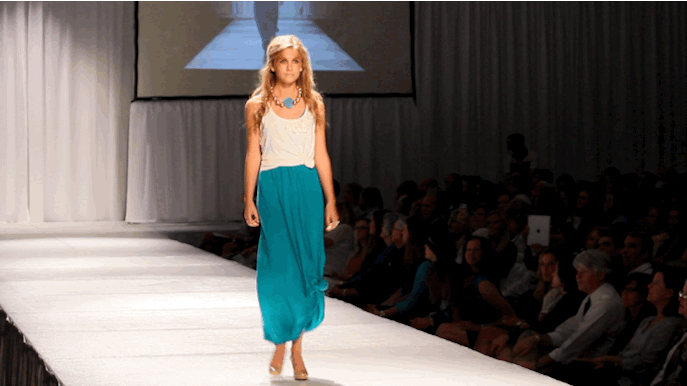 Runway model fashion GIF - Find on GIFER
