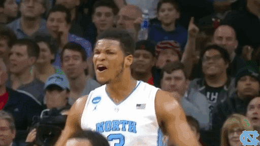 Basketball carolina unc GIF - Find on GIFER