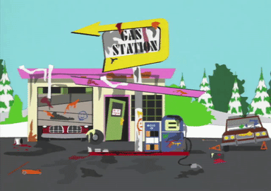 Gas station car sign GIF - Find on GIFER