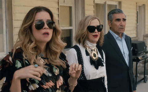 GIF alexis alexis rose johnny rose - animated GIF on GIFER