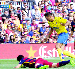 Fc barcelona marc bartra rock em sock em robots GIF - Find on GIFER