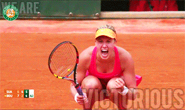 Maria sharapova eugenie bouchard tennis GIF - Find on GIFER