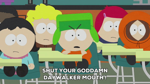 Angry kyle broflovski kenny mccormick GIF - Find on GIFER