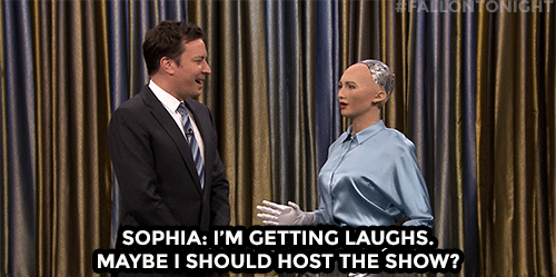 Jimmy fallon tonight show robots GIF - Find on GIFER