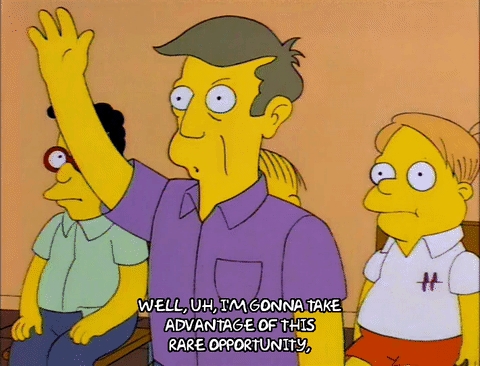 Raised hand permission season 8 GIF - Find on GIFER