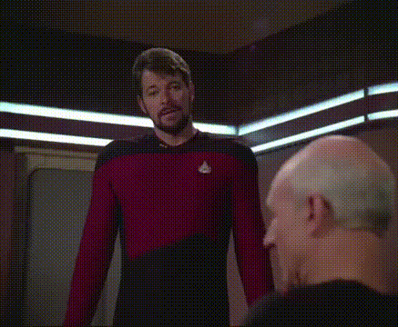 William riker GIF - Trouver sur GIFER