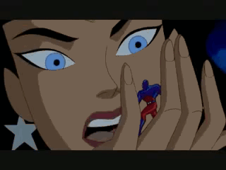 Atom batman superman GIF - Find on GIFER