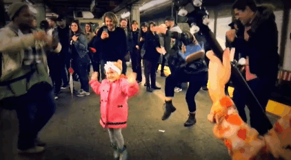 GIF dance girl party - animated GIF on GIFER