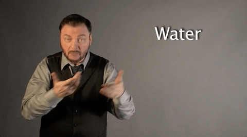 Water sign language sign with robert GIF - Find on GIFER