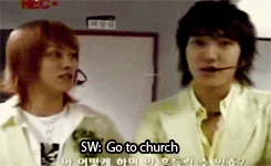 Heechul Kiss Siwon Gif