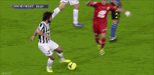 Andrea Pirlo Free Kick Gif Andrea Pirlo And David Villa Combined For A