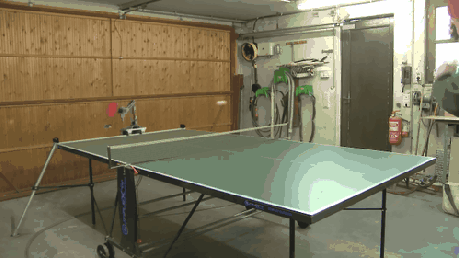 GIF tennis perfect robot - animated GIF on GIFER