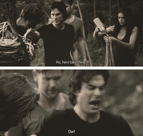Damon funny angry GIF - Find on GIFER